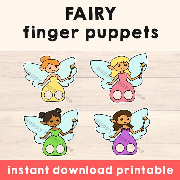 Fairy Finger Puppet - Etsy
