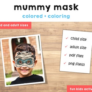 Mummy Egypt God Mask Ancient Egypt Party Halloween Template Costume Diy ...