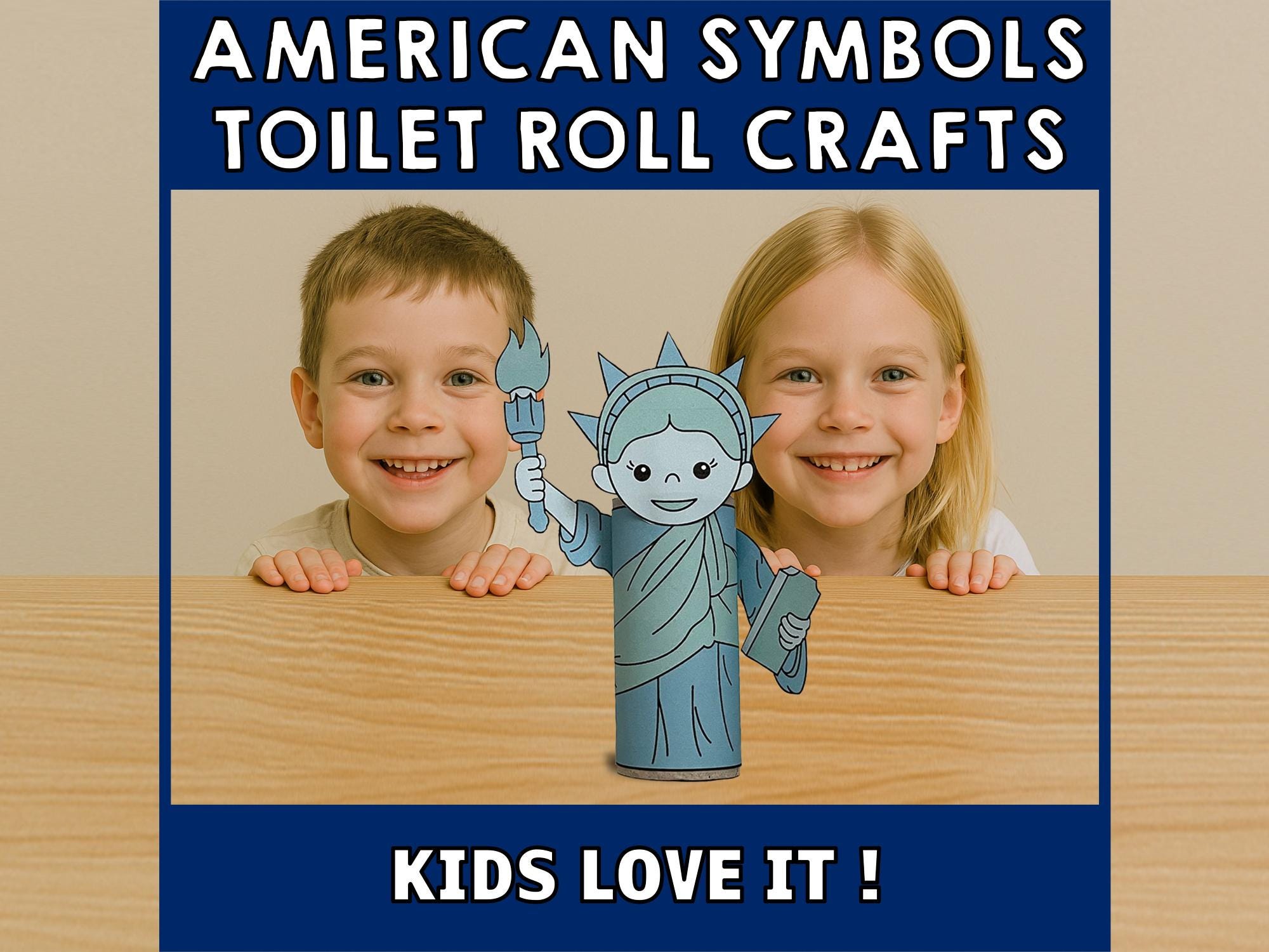 American Symbols Toilet Paper Roll Craft 4th of July President's Day ...