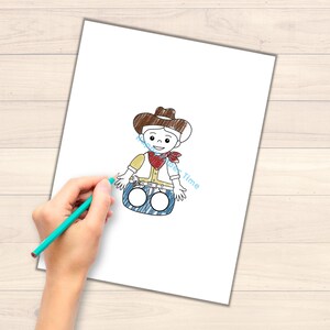 Cowboy Paper Craft Printable Wild West Finger Puppet Kids Craft Kids ...
