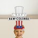 Uncle Sam Hat Paper Crown Party Coloring Printable Kids Craft America ...