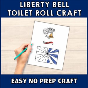 Liberty Bell Toilet Paper Roll Craft America Symbol 4th of July United ...