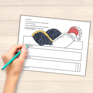 Pirate Hat Paper Crown Template Pirate Captain Party Headband Coloring ...