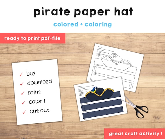 Pirate Paper Template