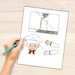 Chef Cook Toilet Paper Roll Craft Restaurant Party Coloring Printable ...
