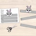 Rabbit Bunny Paper Crown Template Coloring Activity Printable Kids ...