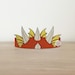Dragon Paper Crown Template Fantasy Party Headband Costume Printable ...