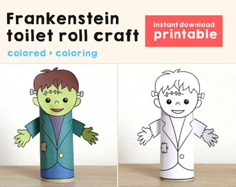 Halloween Toilet Paper Roll Craft - Etsy