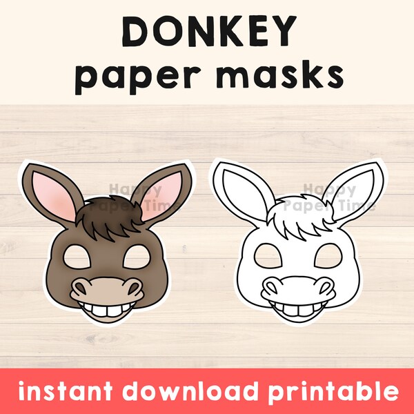 Donkey Mask - Etsy