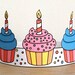 Birthday Cupcake Paper Crown Party Activity Printable Kids Costume ...