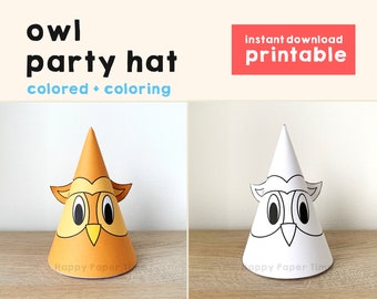 Owl Birthday Hat | Etsy