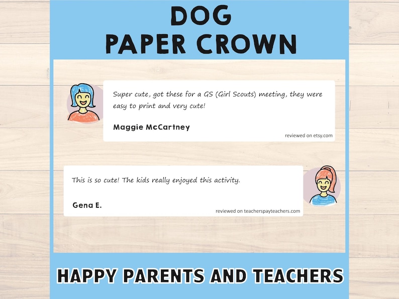 Dog Paper Crown Headband Pet Animal Coloring Printable Kids Craft Puppy ...
