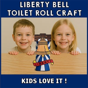 Liberty Bell Toilet Paper Roll Craft America Symbol 4th of July United ...