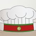 Chef Hat Cook Paper Crown Restaurant Party Coloring Printable Kids ...