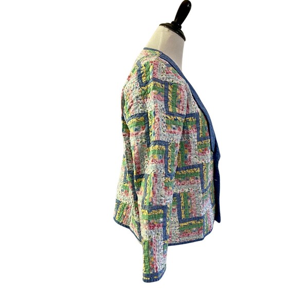 Pastel Handmade Quilt Cottagecore Jacket - Gem