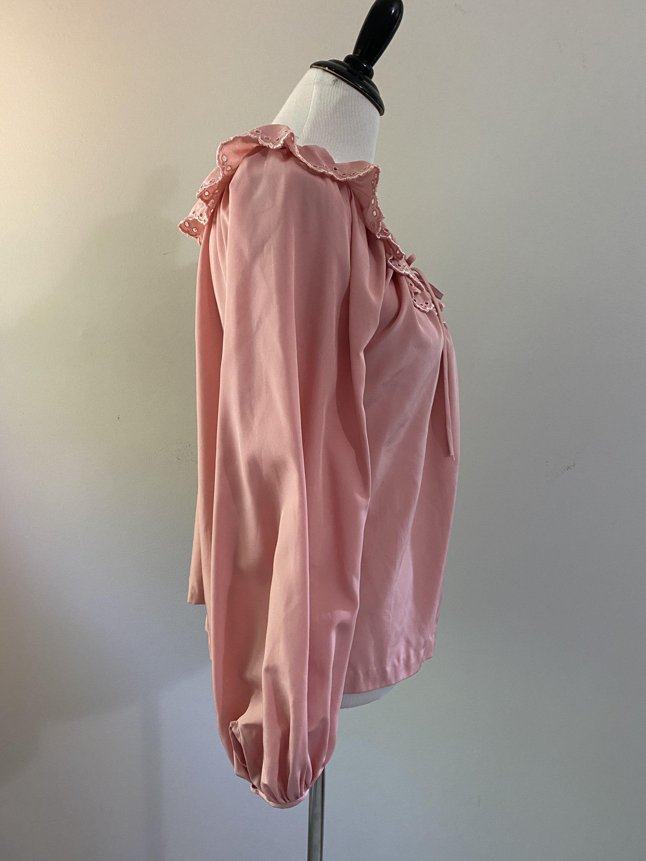 1970s Rose Pink Chessa Davis Peasant Blouse - Etsy