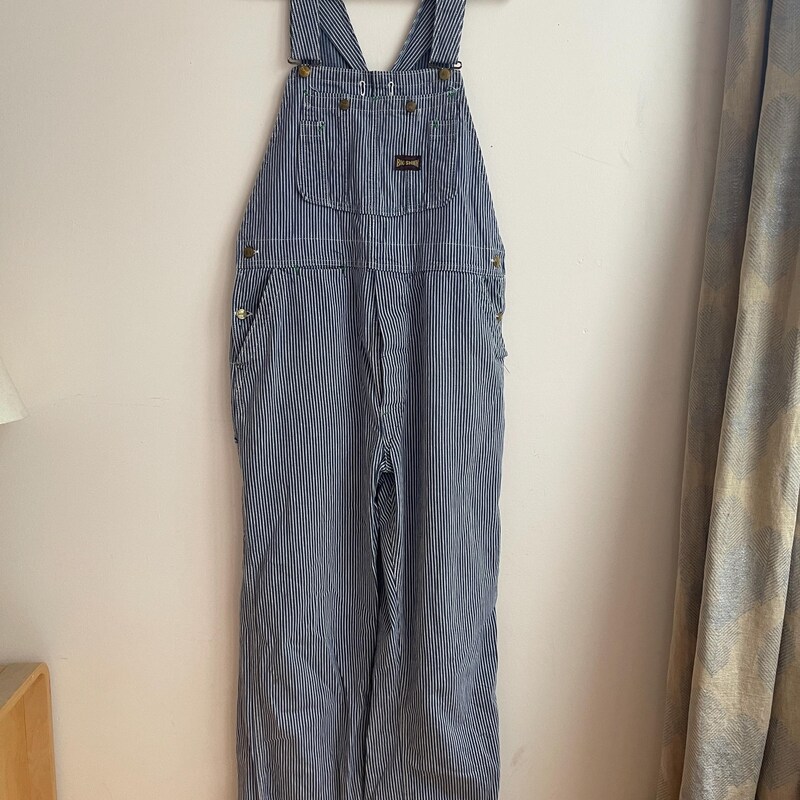 Striped Overalls - Etsy