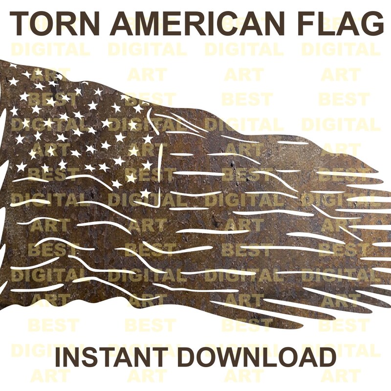 Tattered Flag Dxf - Etsy