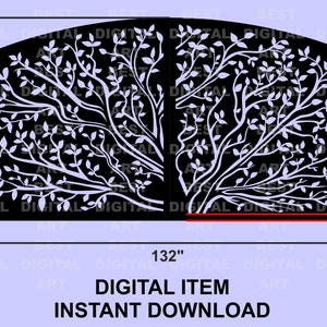 Laser Cut Gate Garden Gate Metal Art Digital Art Laser Cut Large Plasma ...