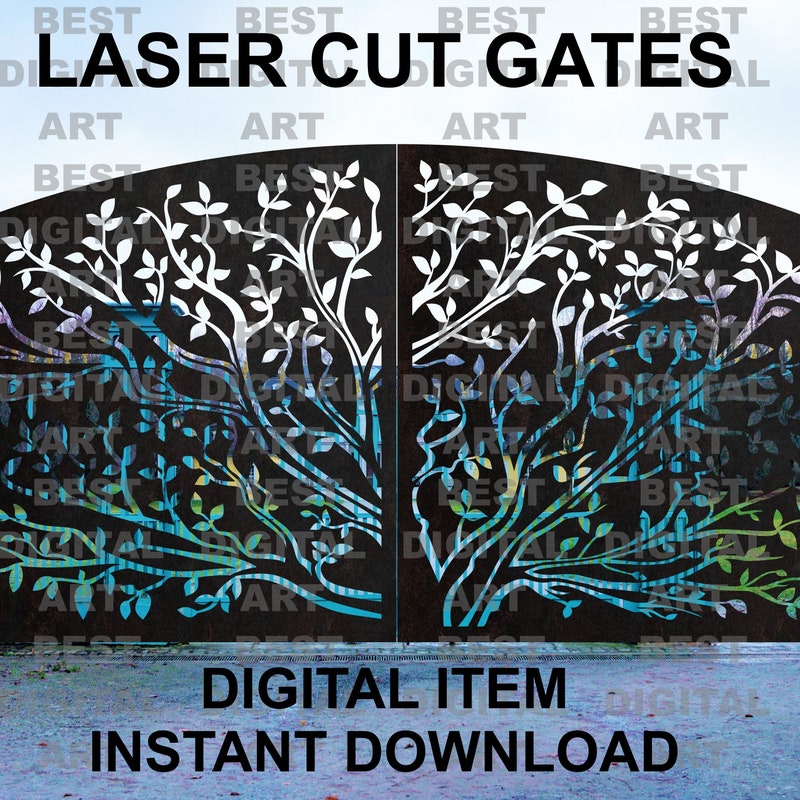 Tree of Life Metal Gate - Etsy