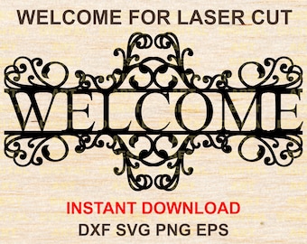 Cnc Welcome Sign - Etsy