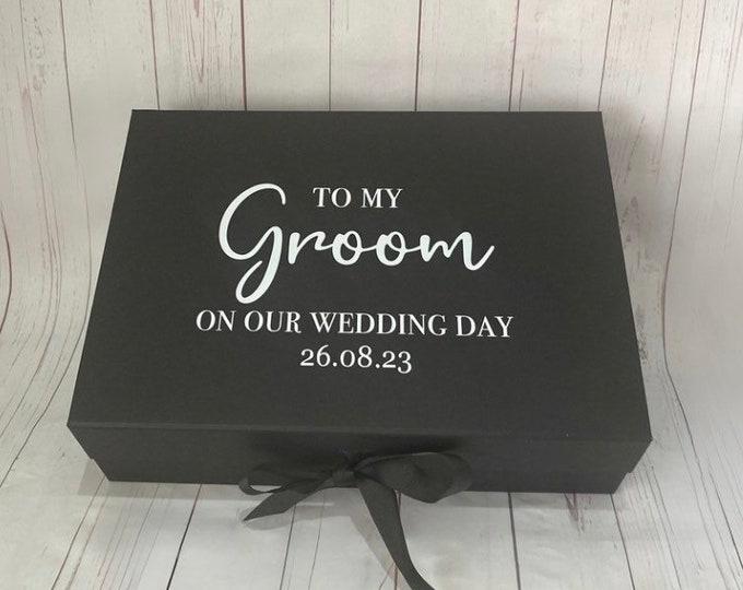 Groom Gift Box Groom Box Groom Gift Groomsmen Gifts Groom Gifts Groom ...
