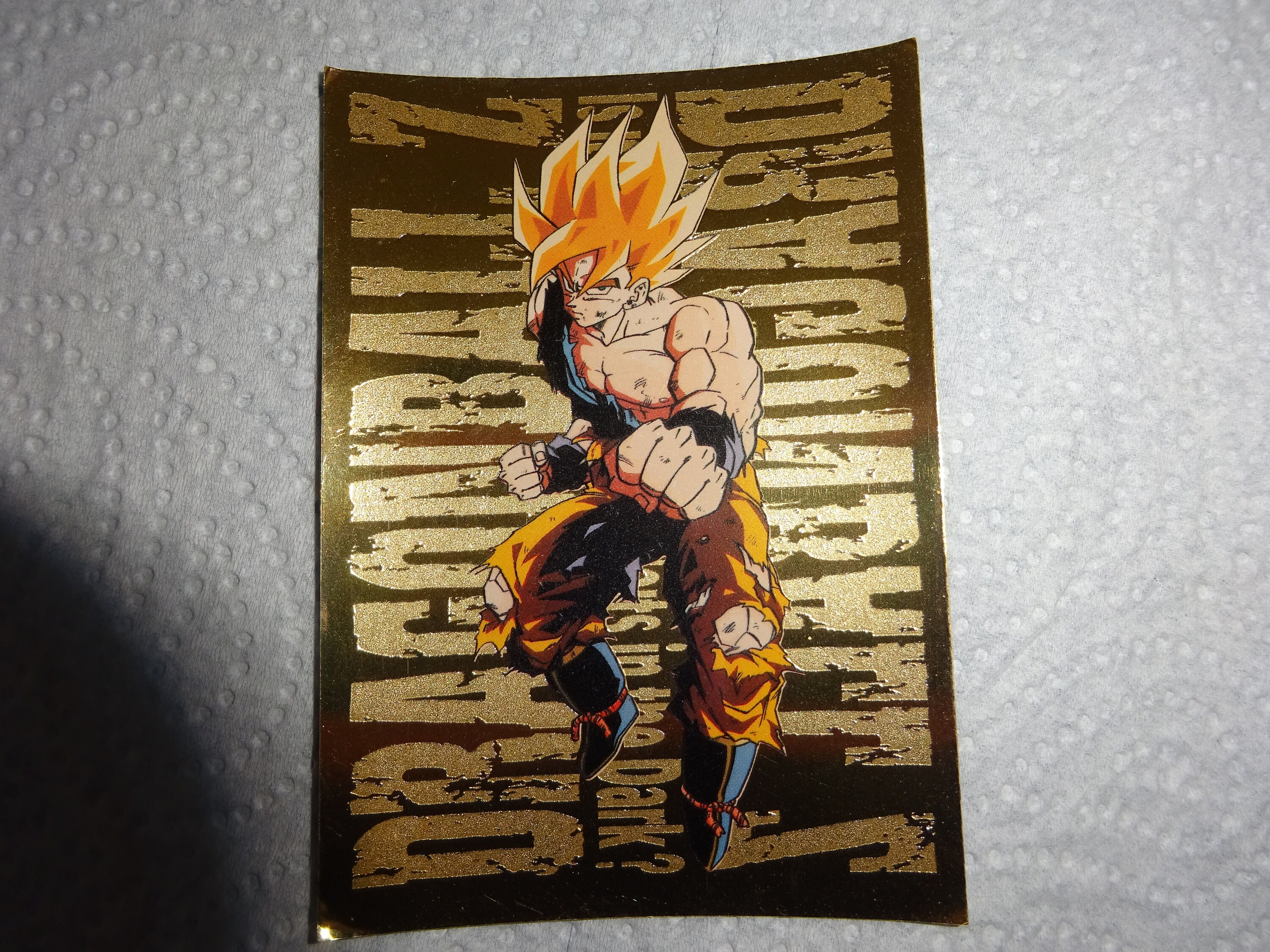 Dbz Ccg Goku SS Gold??ultra Rare Chase Version N/M - Etsy