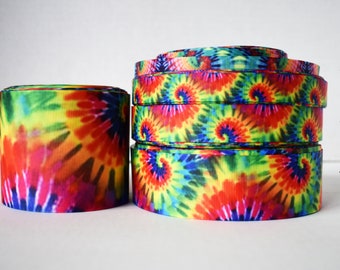 Tie Dye Ribbon | Etsy