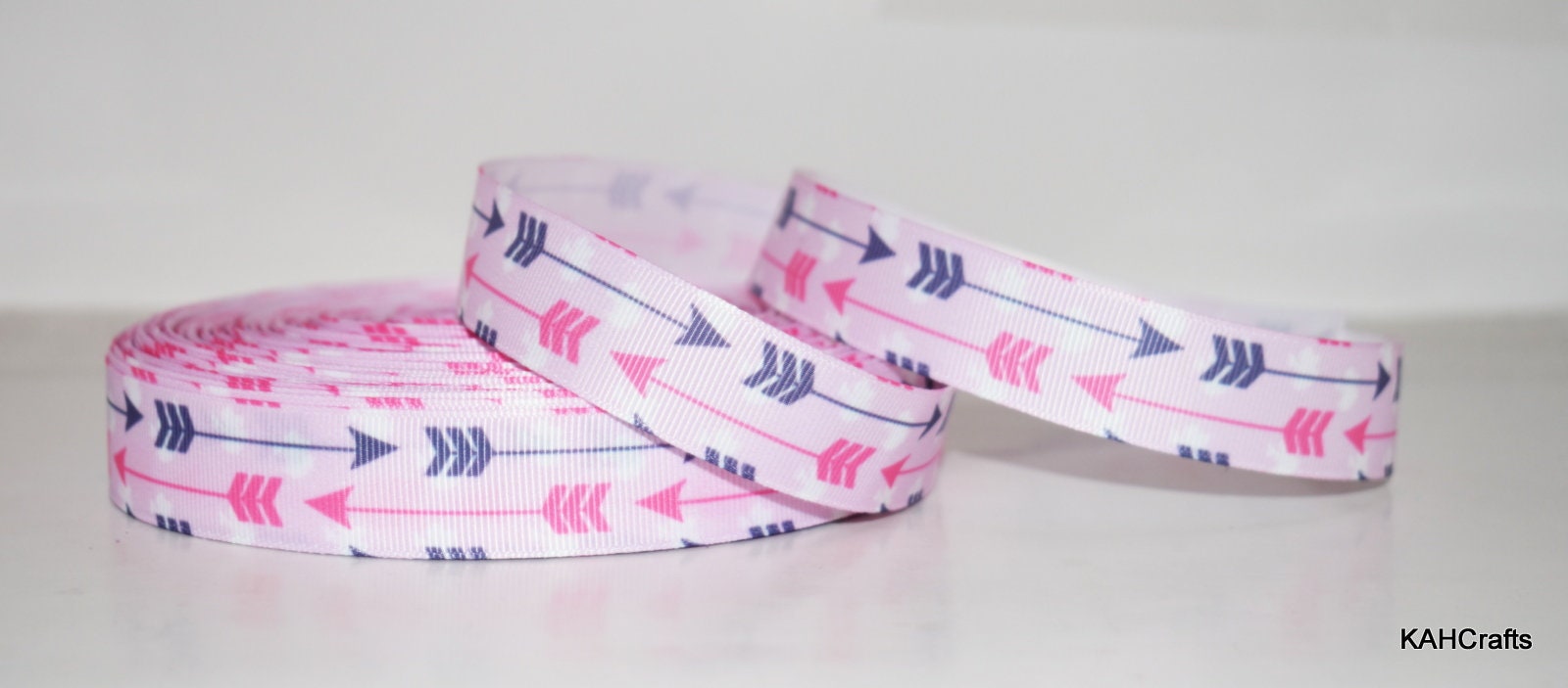 Pink Purple and Navy Arrows 7/8 Grosgrain Ribbon You - Etsy