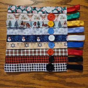 Headbands With Buttons to Attach Masks Too. Adult, Teenager, Kid ...