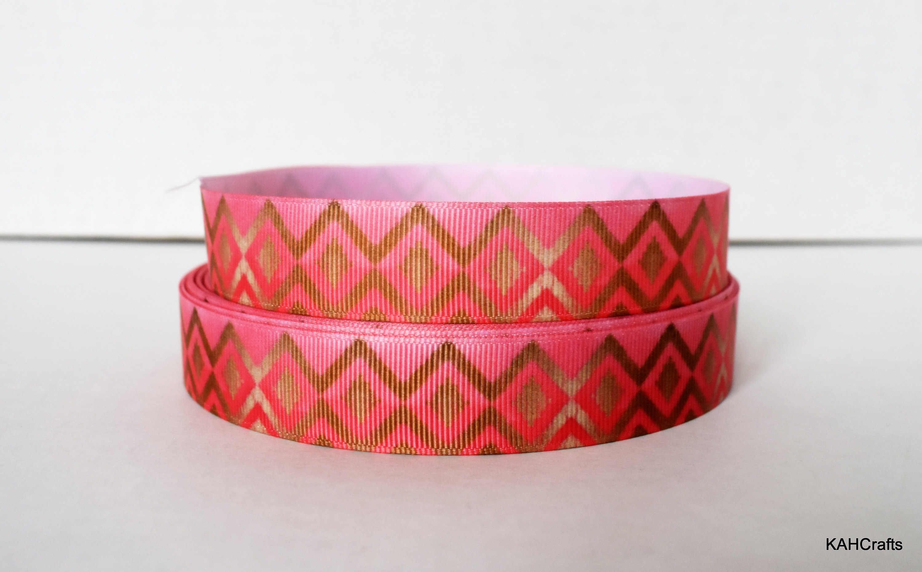 Feathers, Dream Catcher, Diamond Pattern 7/8" Grosgrain Ribbon You ...