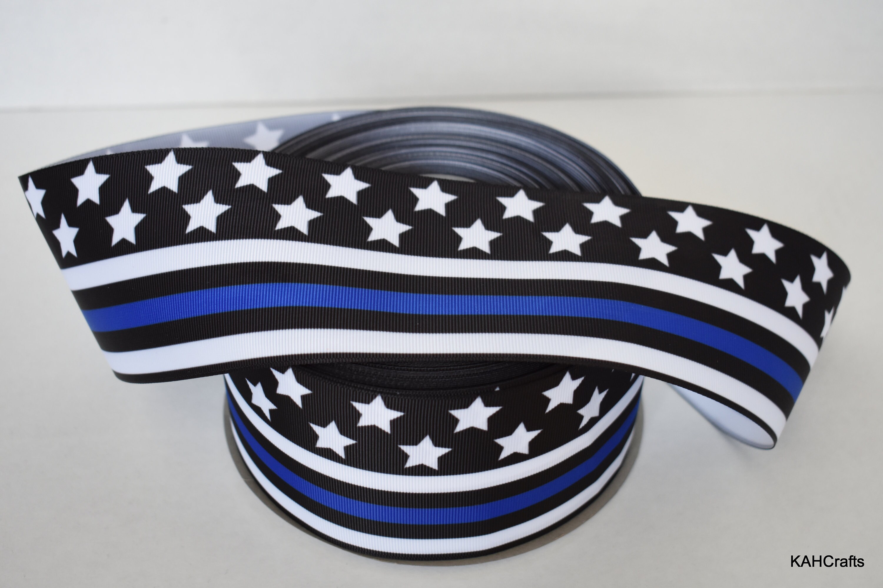Police Blue Lives Matter Grosgrain Ribbon You Choose Width | Etsy