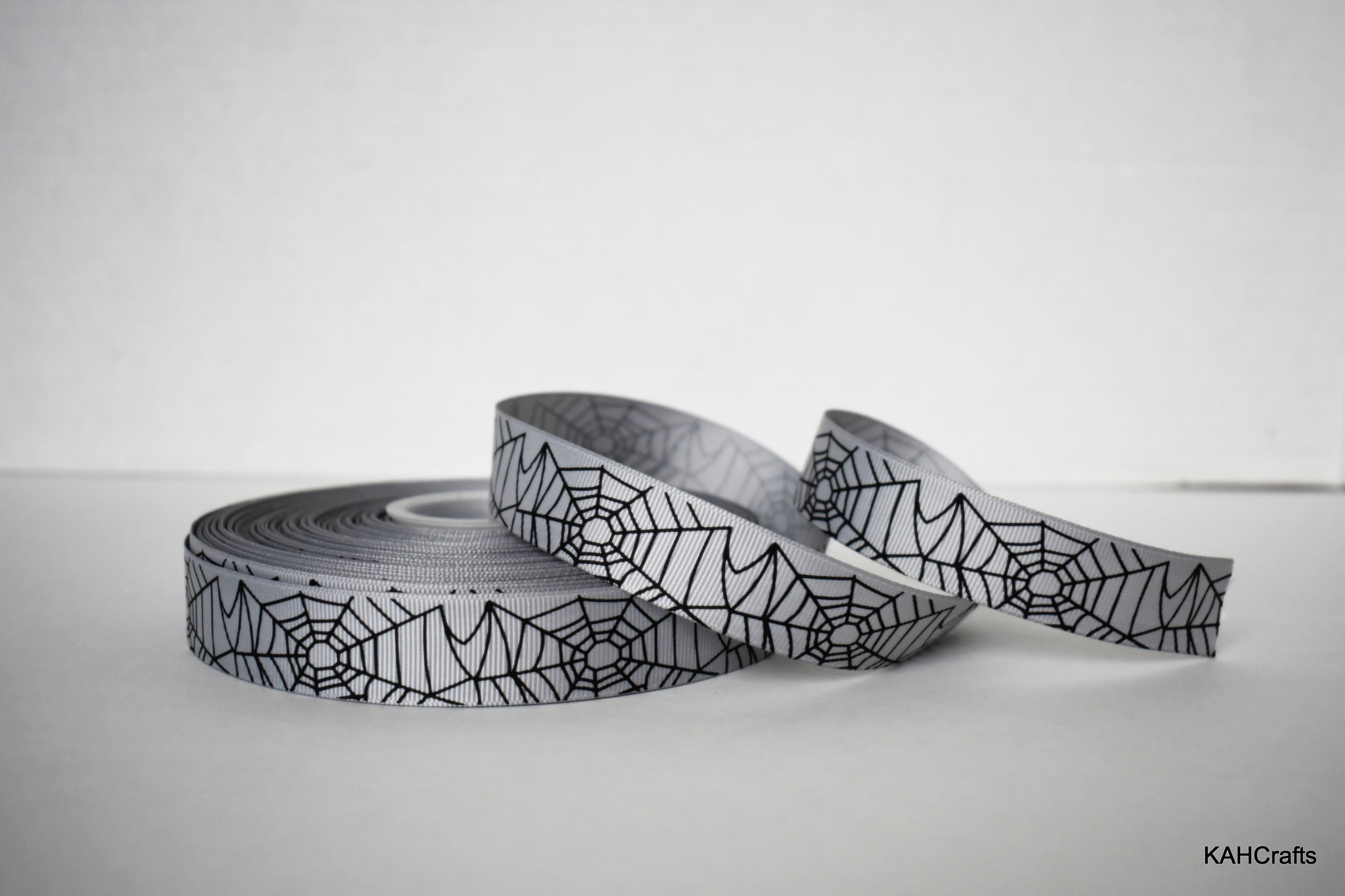 Spiderweb 7/8 Grosgrain Ribbon You Choose | Etsy