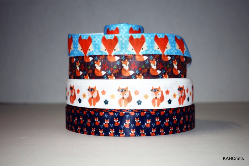 Fox 7/8 Grosgrain Ribbon You Choose - Etsy