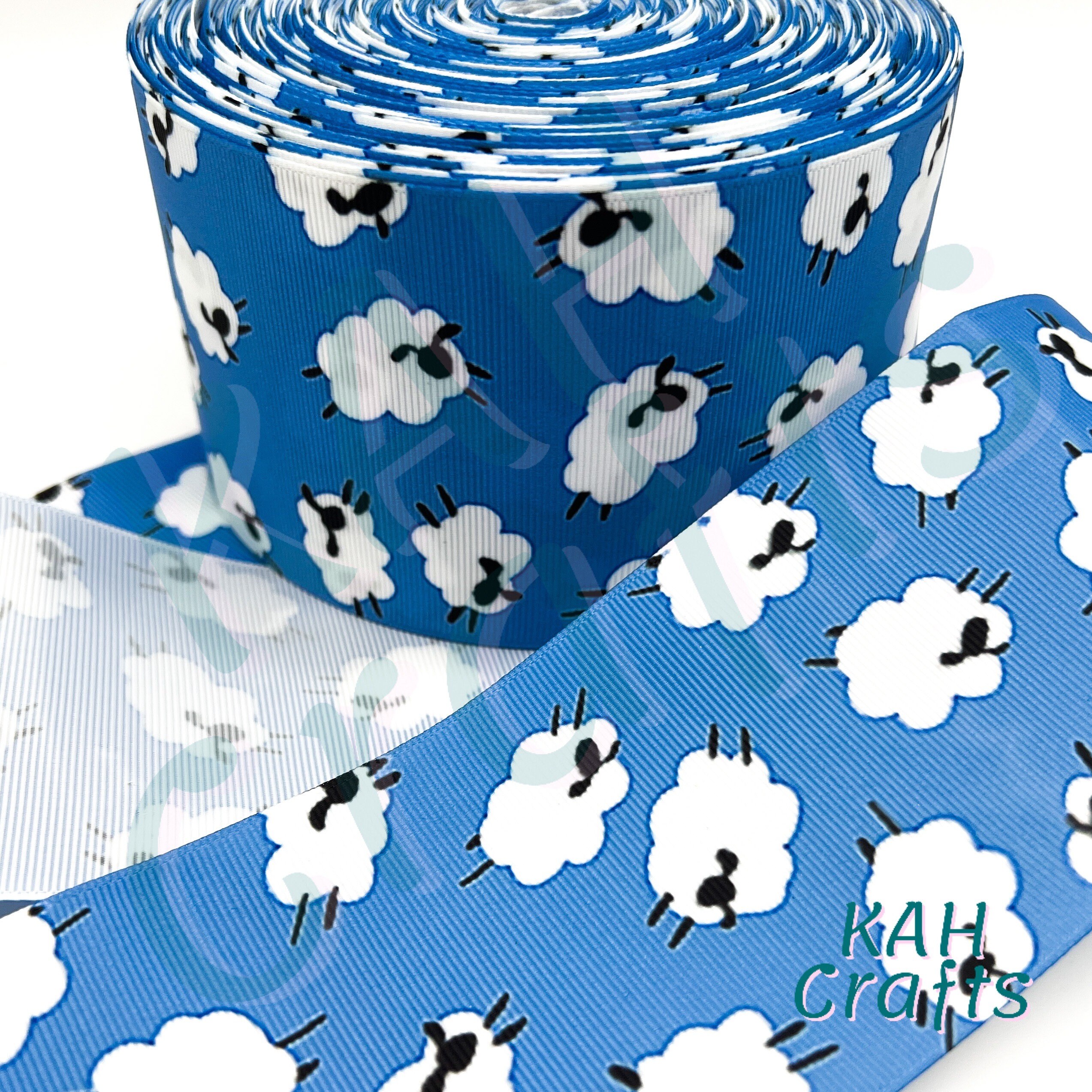 Sheep Grosgrain Ribbon You Choose Width - Etsy