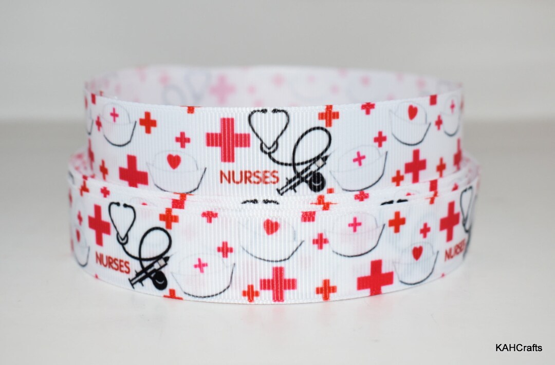 Nurse 7/8" Grosgrain Ribbon - Etsy