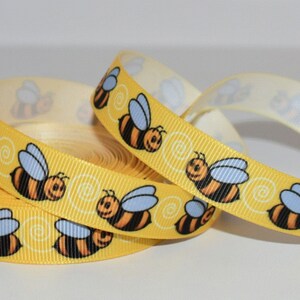 Bees 5/8" Grosgrain Ribbon - Etsy