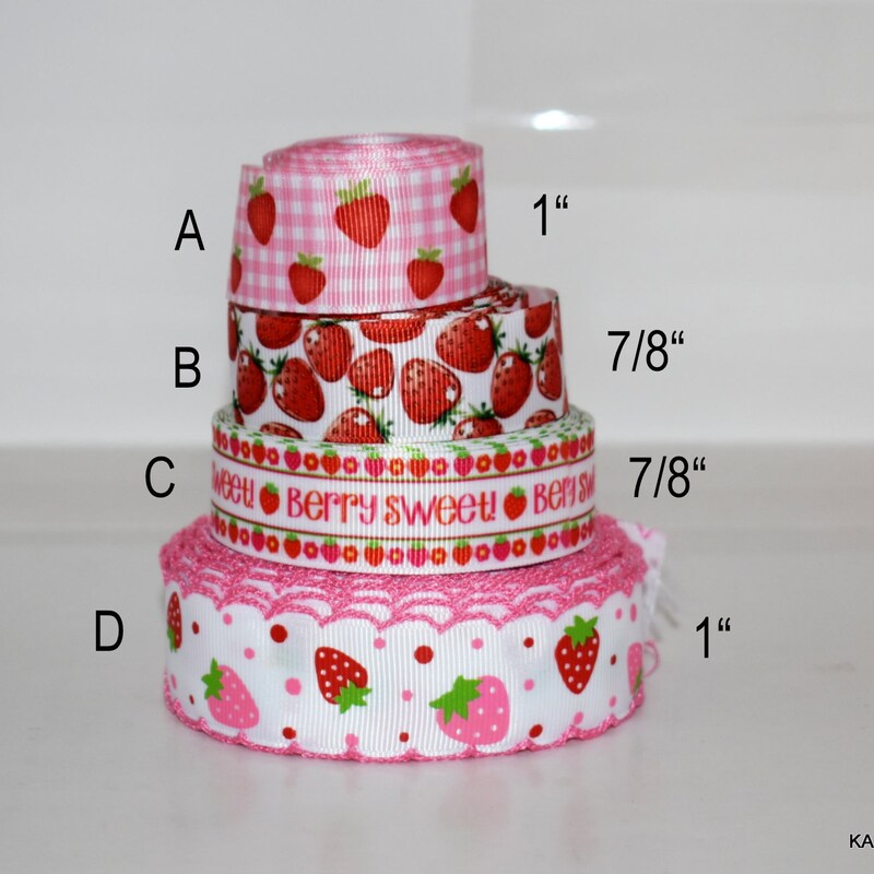 Strawberry Shortcake Ribbon - Etsy