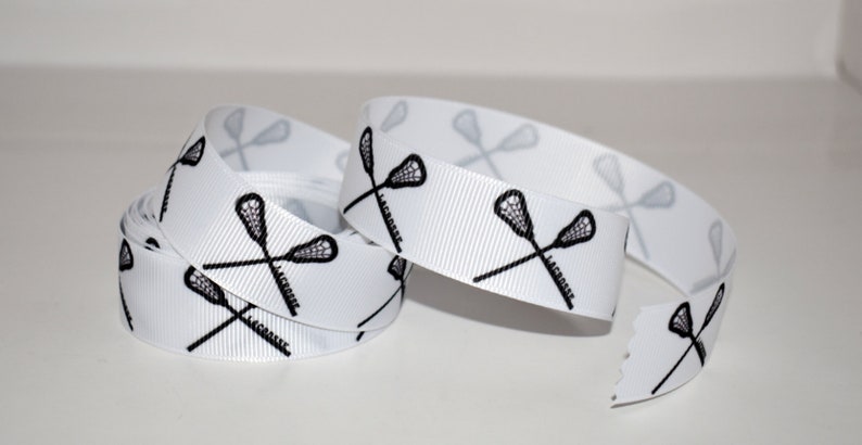 Lacrosse 7/8" Grosgrain Ribbon You Choose - Etsy
