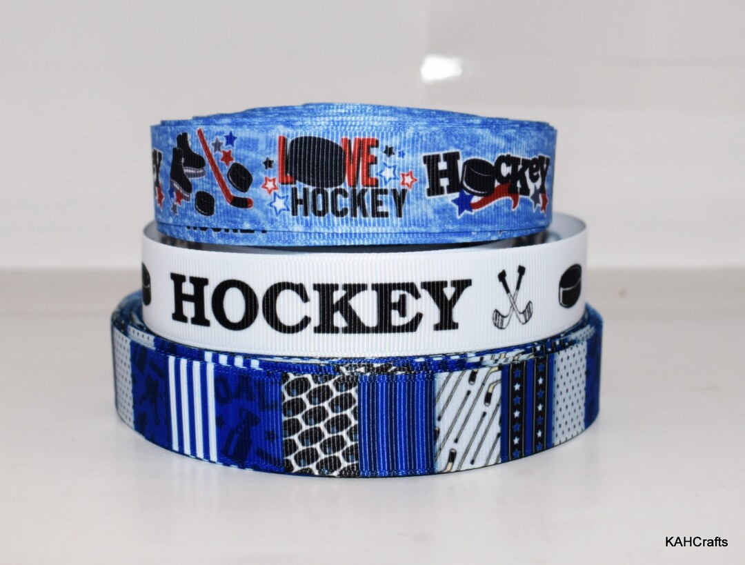 Hockey 7/8" Ribbon You Choose - Etsy