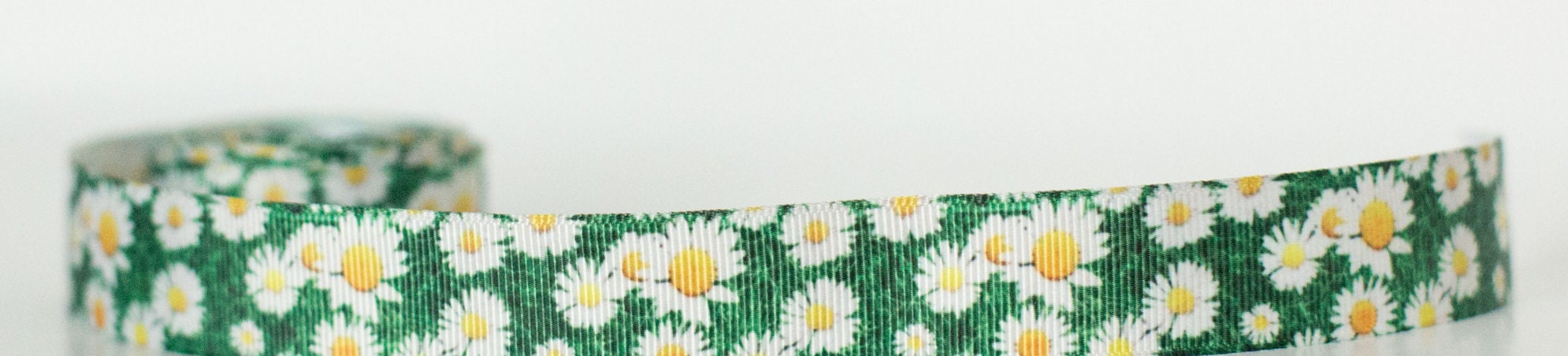 Daisy Grosgrain Ribbon You Choose | Etsy