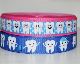 Teeth Dentist Tooth Fairy 7/8 Grosgrain Ribbon You - Etsy