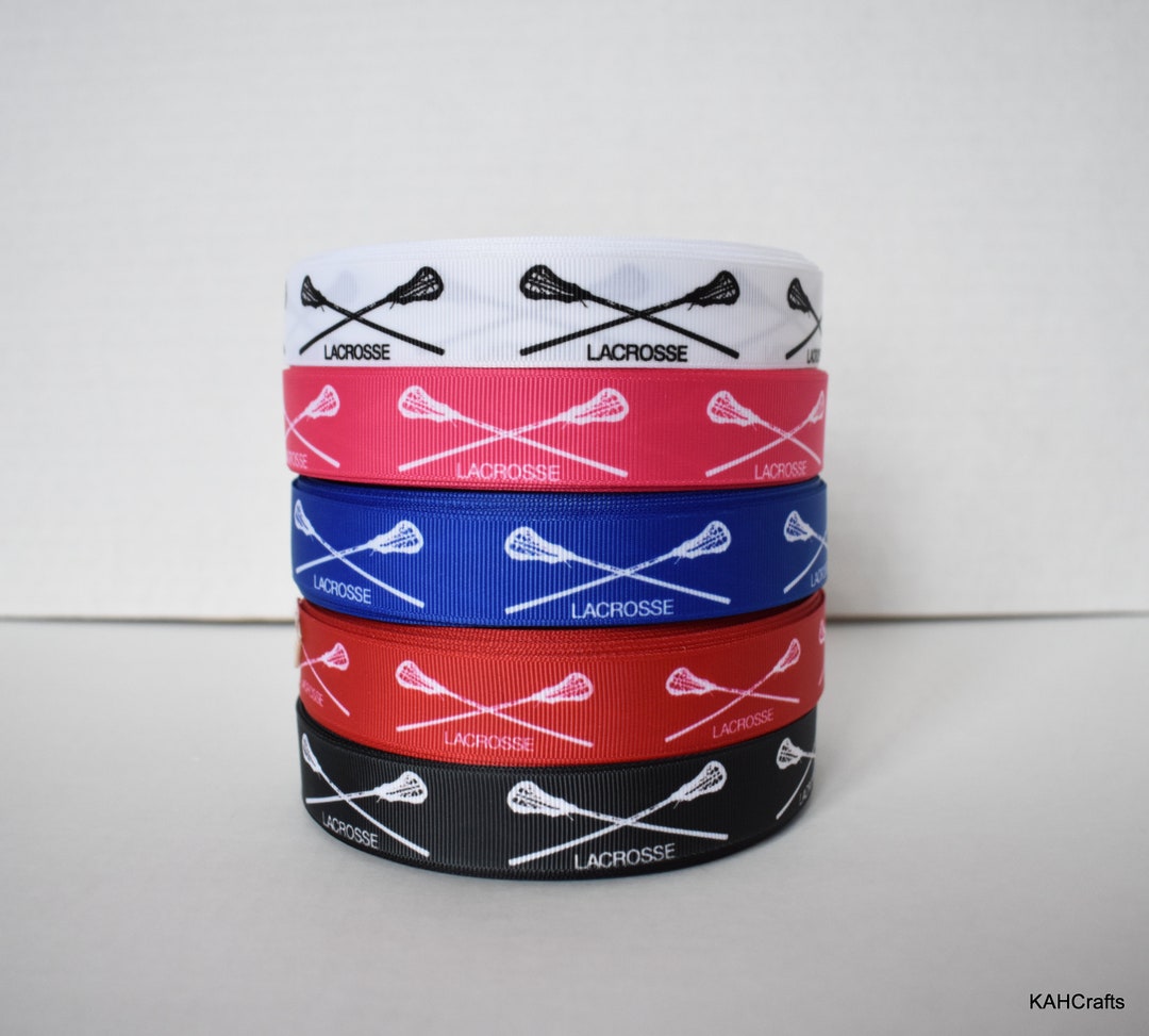 Lacrosse 7/8" Grosgrain Ribbon You Choose - Etsy