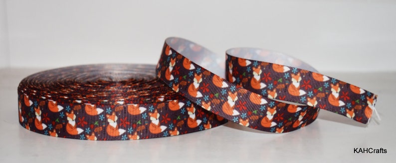 Fox 7/8 Grosgrain Ribbon You Choose - Etsy