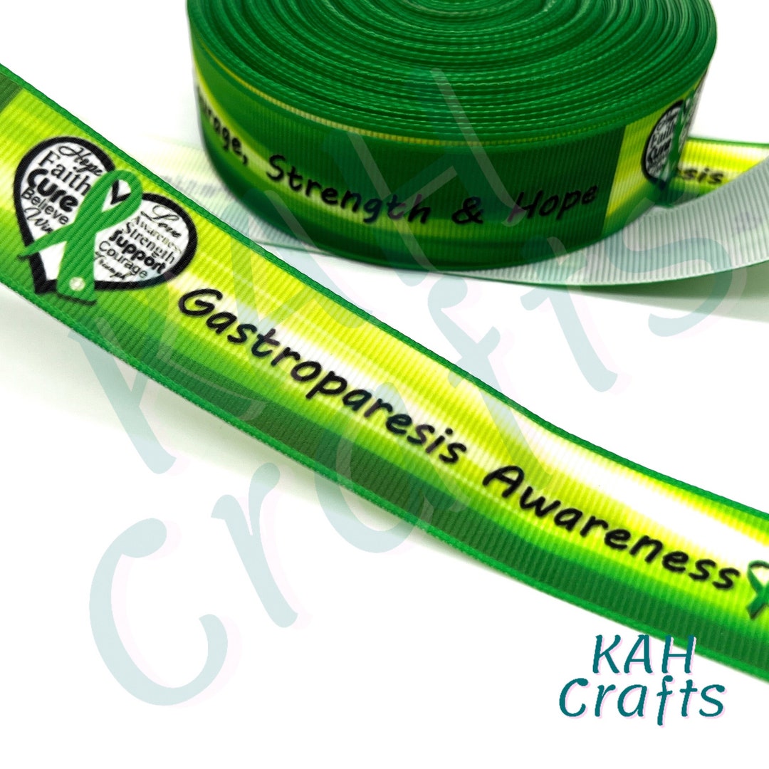 Gastroparesis Awareness 1" Grosgrain Ribbon - Etsy