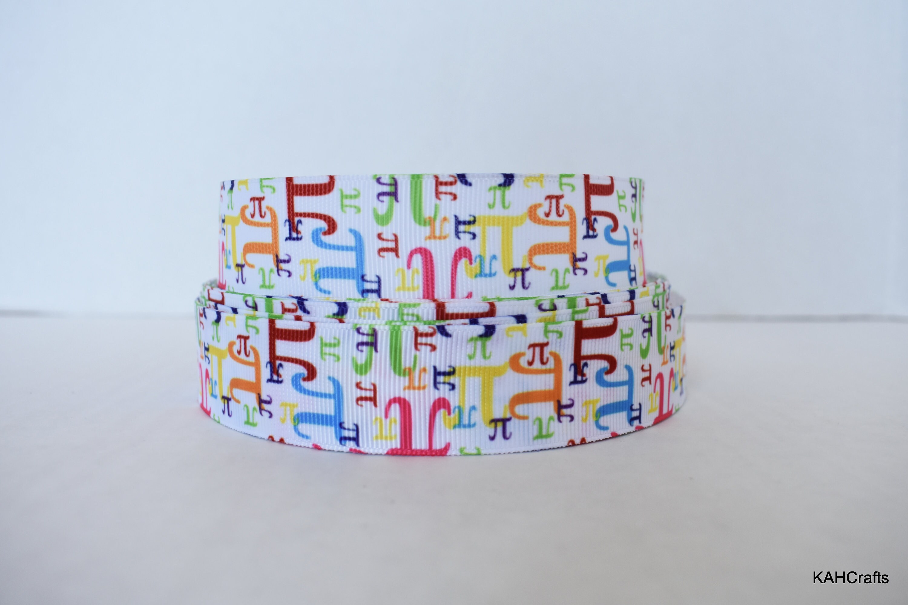 Pie 3.14 Math Geometry Elementary Symbol 1" Grosgrain Ribbon You Choose ...