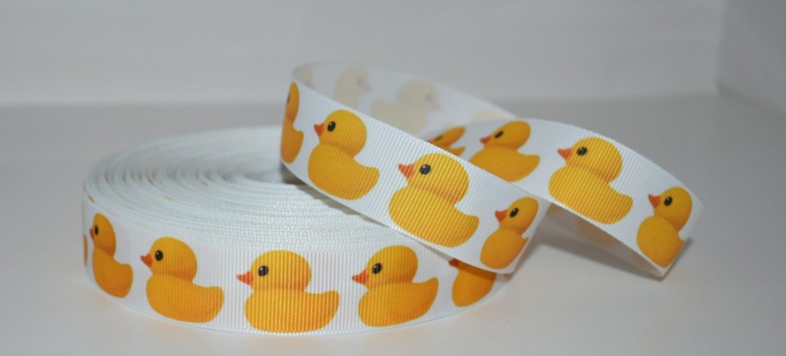 Rubber Duck 7/8 Grosgrain Ribbon | Etsy