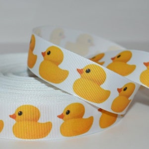 Rubber Duck 7/8" Grosgrain Ribbon - Etsy