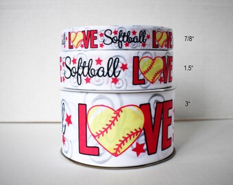 Softball Ribbon - Etsy