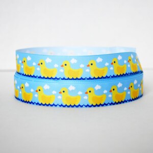 Rubber Duck 7/8" Grosgrain Ribbon - Etsy